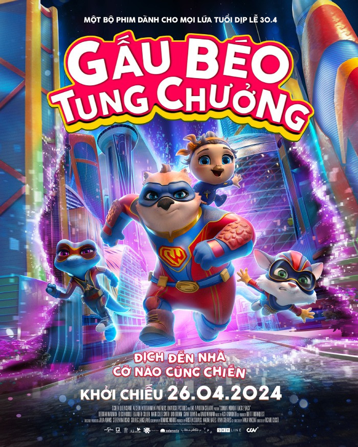 GẤU BÉO TUNG CHƯỞNG - COMBAT WOMBAT: BACK 2 BACK 2024 | Thông tin - Lịch chiếu | CGV