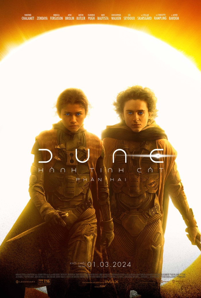 DUNE: HÀNH TINH CÁT - PHẦN HAI | Thông tin - Lịch chiếu | CGV